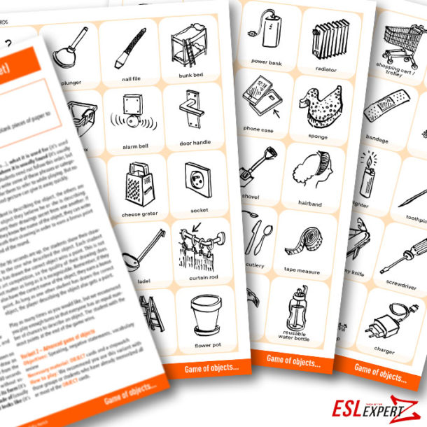 English vocabulary of everyday objects - ESL Expertz