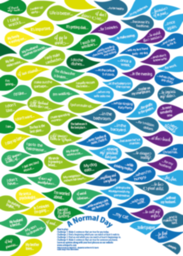 A Normal Day: poster - ESL Expertz