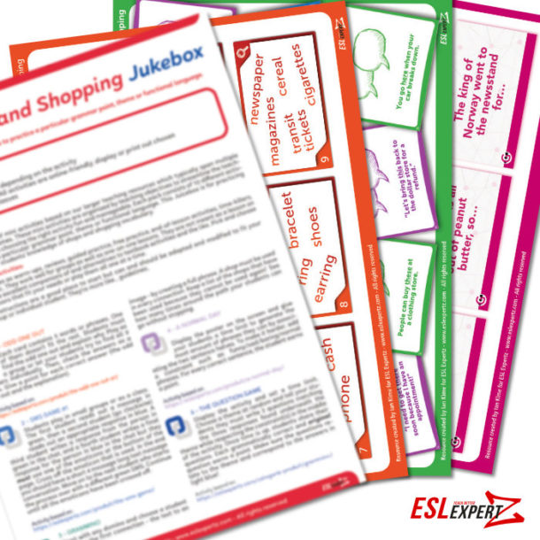 Shops and Shopping - 10 activities - ESL Expertz