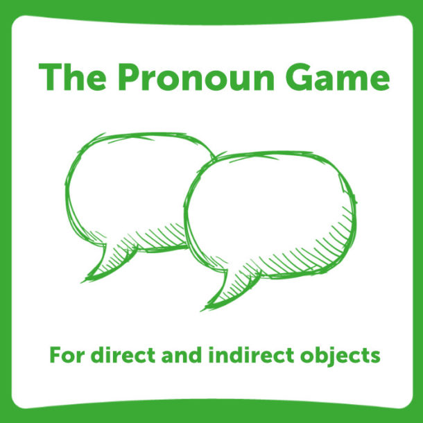 The Pronoun Game - ESL Expertz