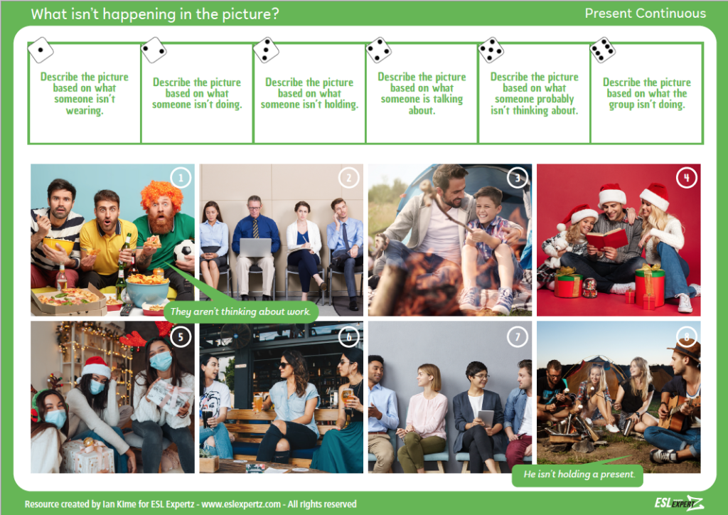 Negation ESL Activities Games and Lesson Plans - ESL Expertz