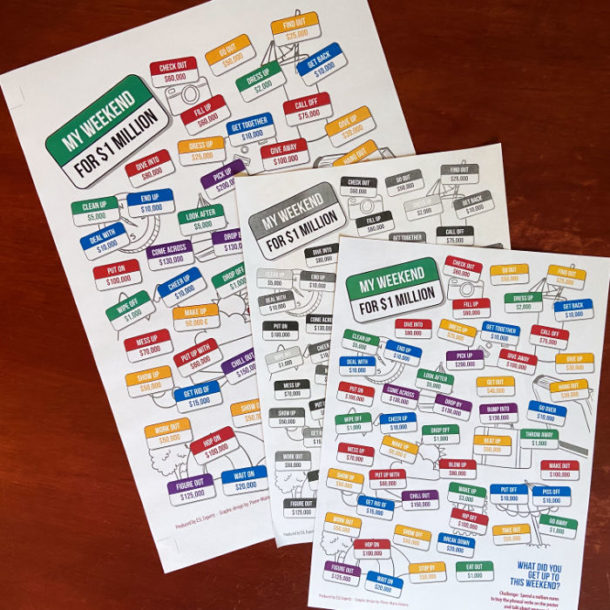 My Weekend in Phrasal Verbs - ESL Expertz