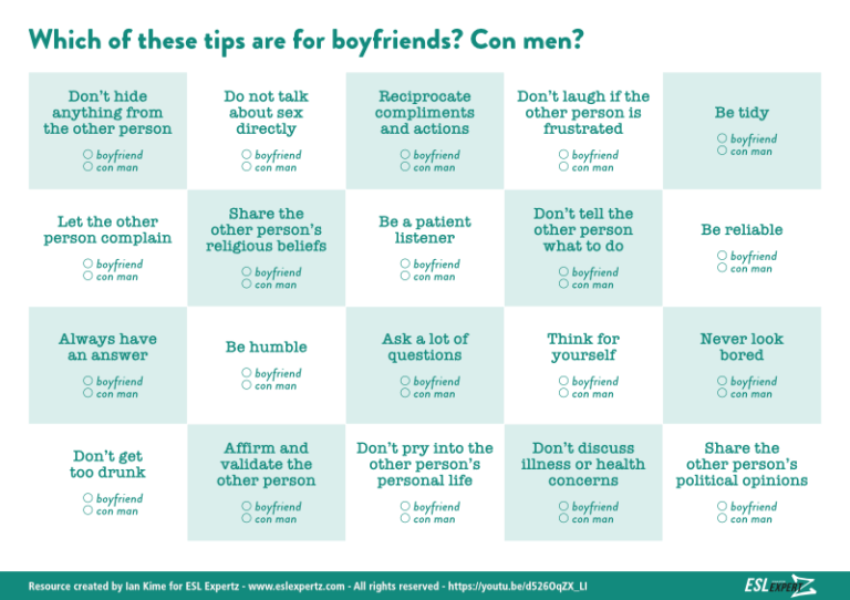 Scams ESL Discussion - ESL Expertz