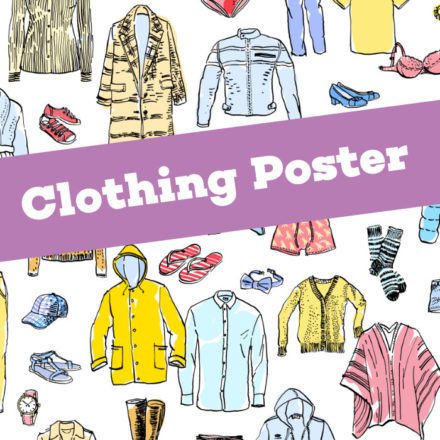 Clothing Poster - ESL Expertz