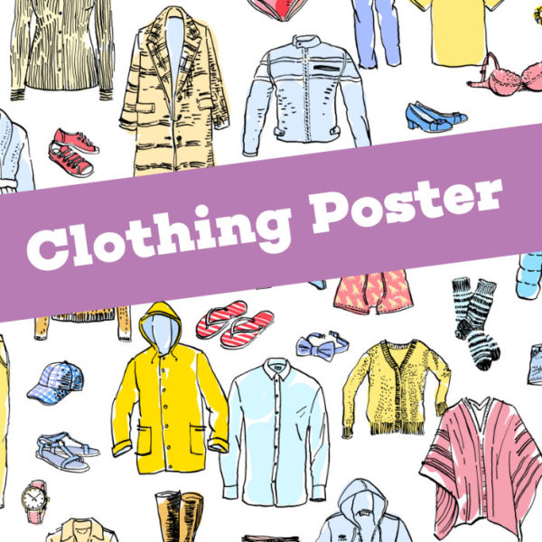 Clothing Poster - ESL Expertz