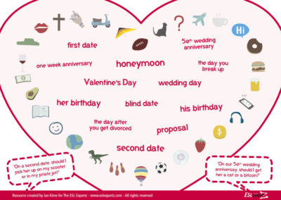 Comparison Game: Love and Romance - ESL Expertz