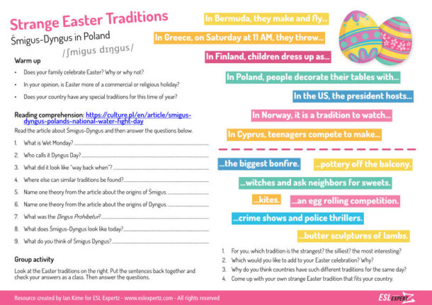 Easter Traditions from Around the World - ESL Expertz