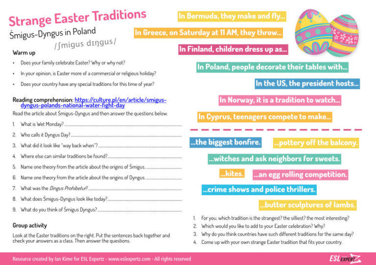 Easter Traditions from Around the World - ESL Expertz