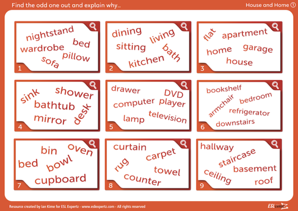 House and Home ESL Activities Games and Lessons - ESL Expertz