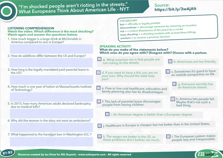 ESL Expertz - English Activities for Adult Learners