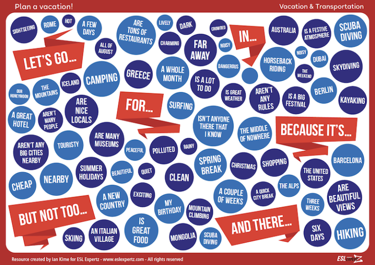 Plan A Vacation - ESL Expertz