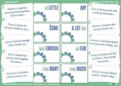 Hobbies & Free Time ESL Activities Games and Lesson Plans