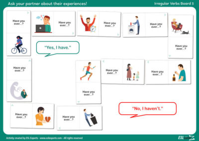 Irregular Verbs ESL Activities Games and Lessons - ESL Expertz