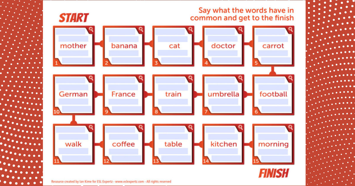 Odd One Out - Board Game - ESL Expertz