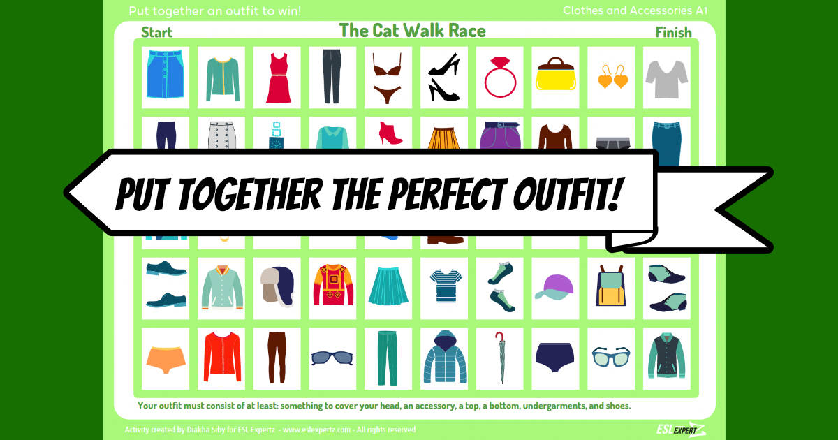 Put Together an Outfit in English - ESL Expertz