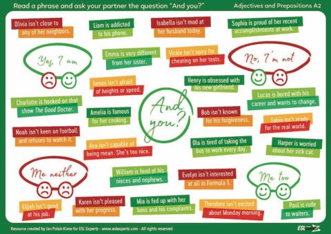 Me neither! Adjective-Preposition Collocations - ESL Expertz