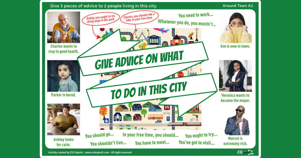 Activities in a City - ESL Expertz