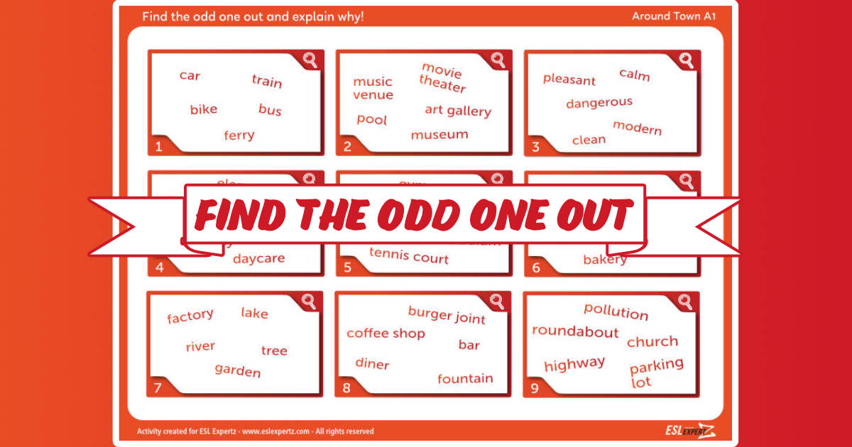 City Vocabulary Exercise - ESL Expertz City Vocabulary Exercise - ESL Expertz